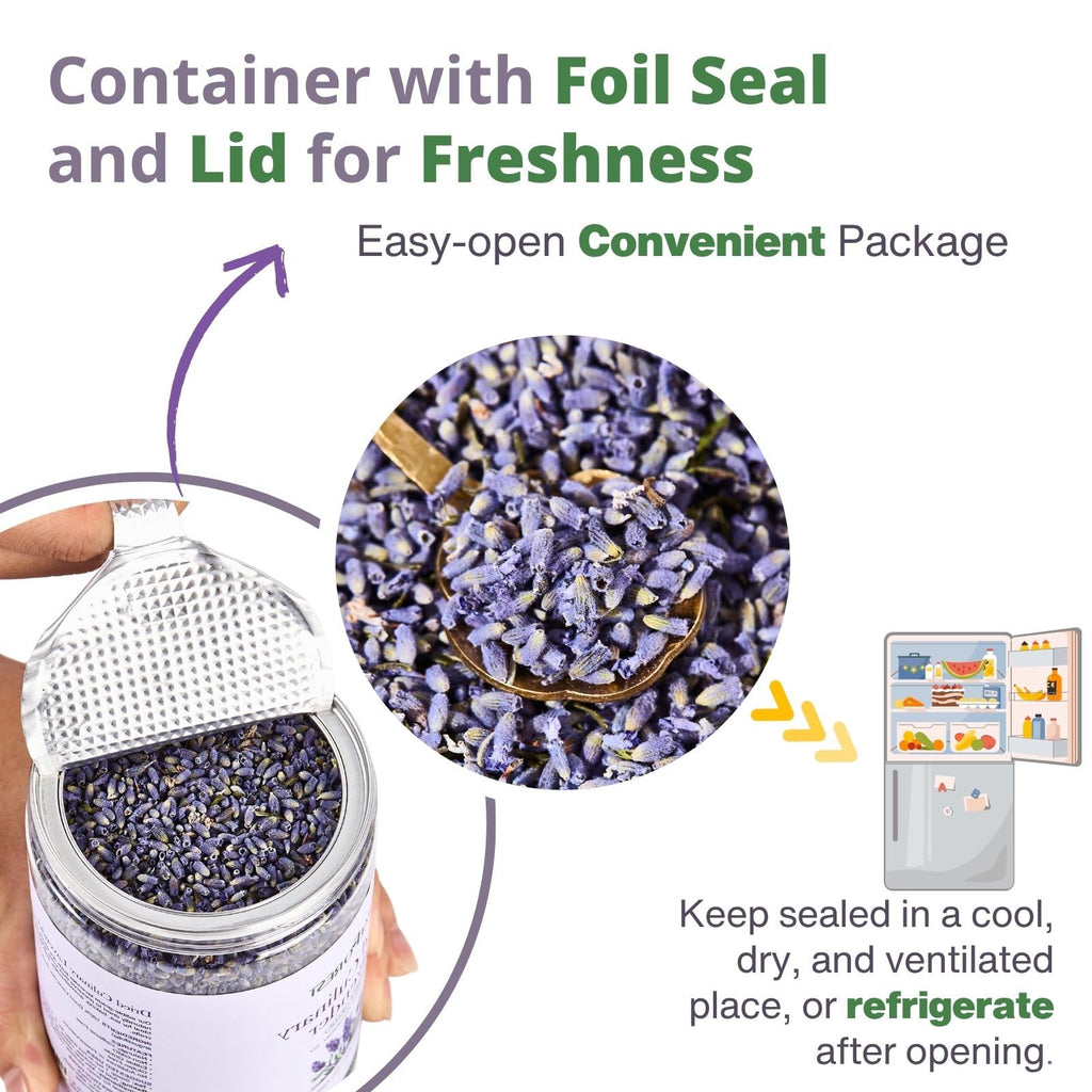 natural lavender for calming tea