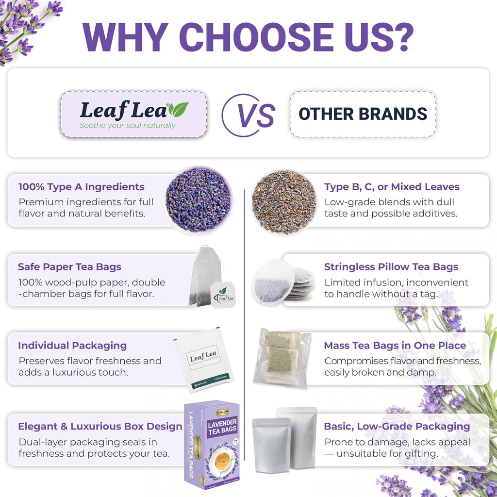 natural lavender tea for wellness