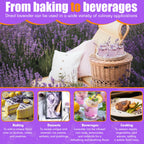 natural lavender tea infusion