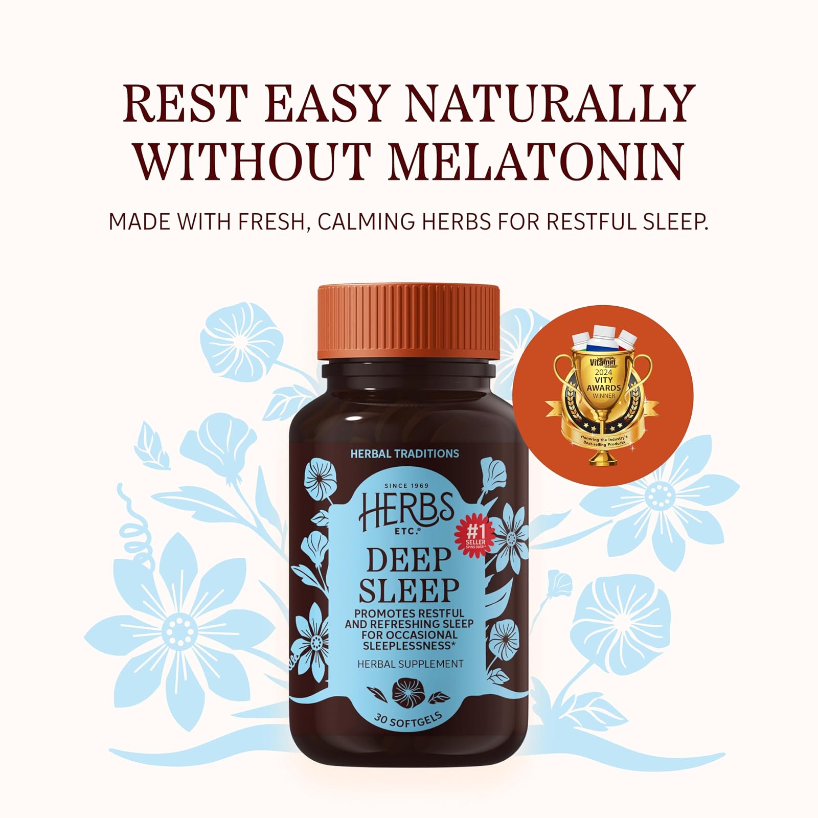natural lemon balm for restful sleep