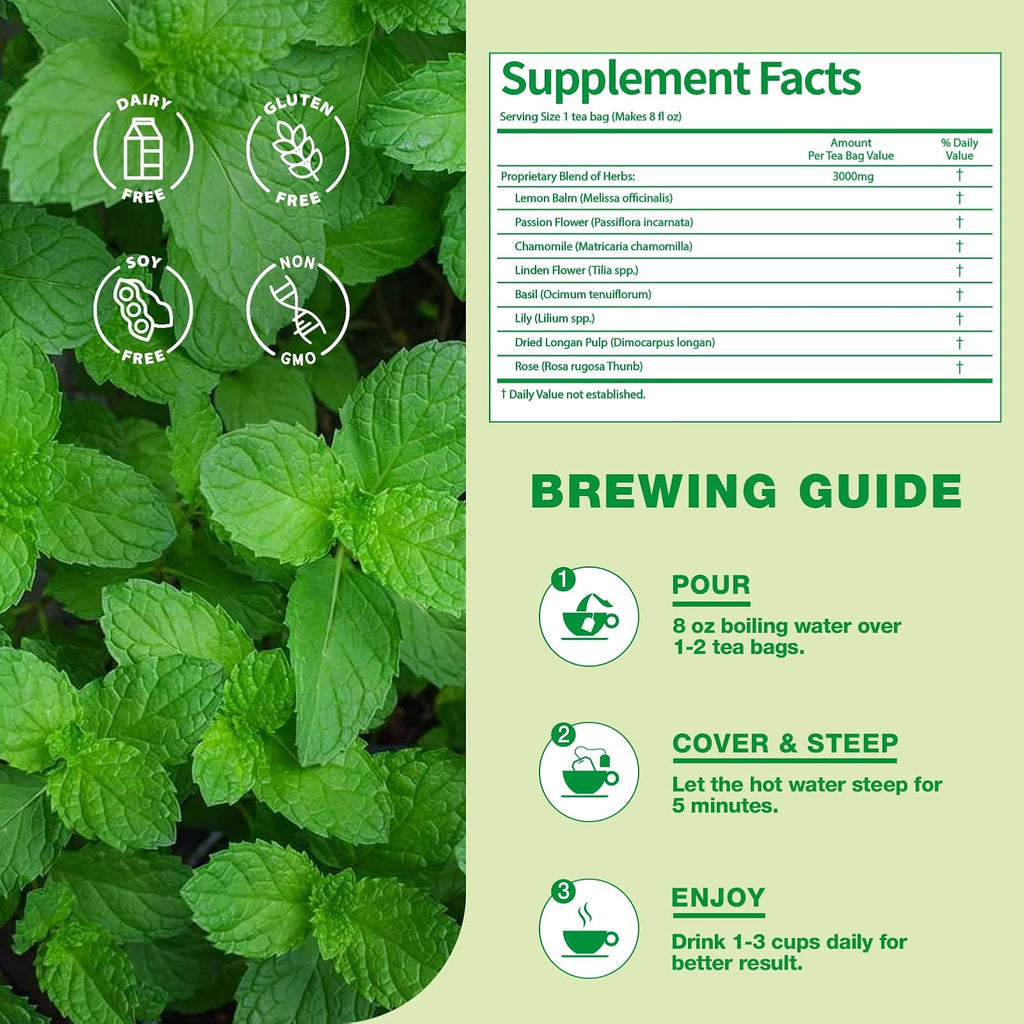natural lemon balm tea benefits