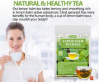 natural lemon balm tea for stress relief
