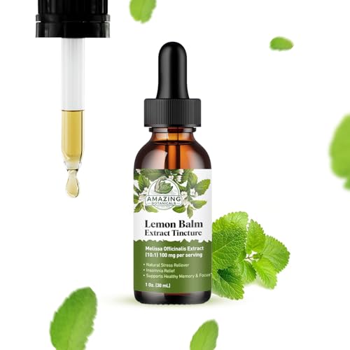 natural lemon balm tincture benefits