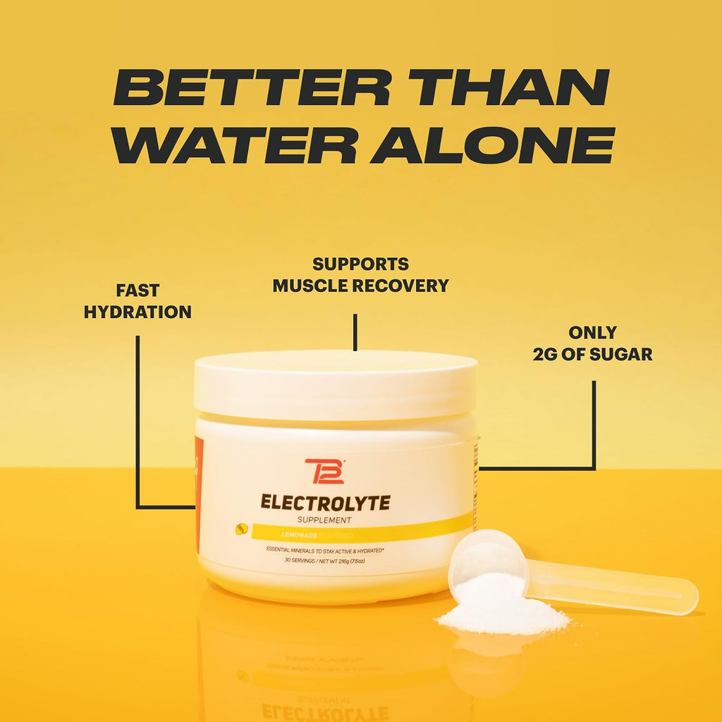 natural lemon electrolyte drink mix