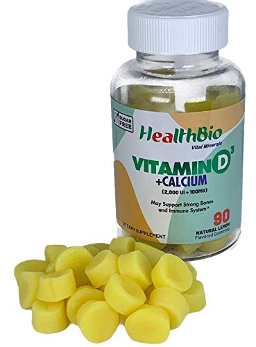 natural lemon flavor calcium gummies
