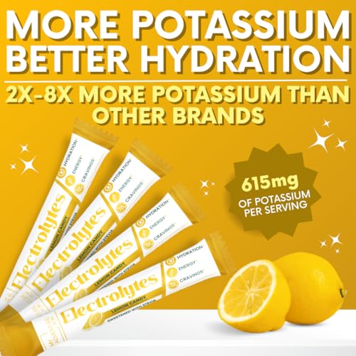 natural lemon flavour electrolyte tablets