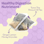 natural lemon ginger tea bags
