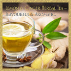 natural lemon ginger tea blend