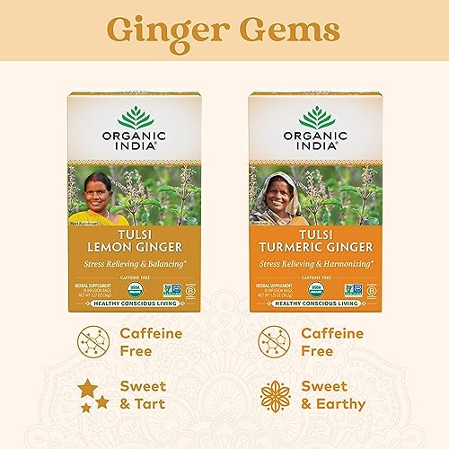 natural lemon ginger tea flavor