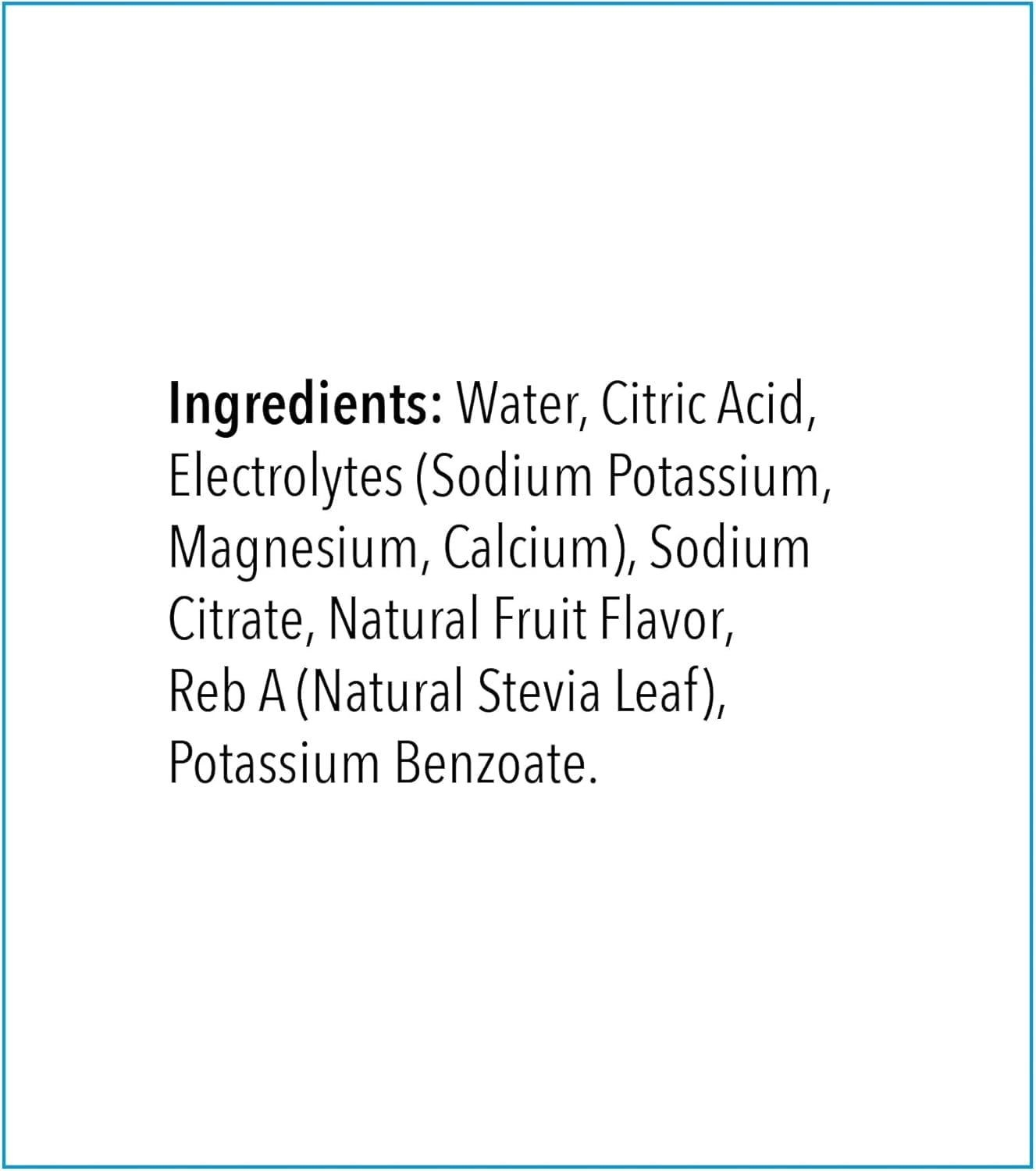 natural lemon-lime electrolyte drink mix