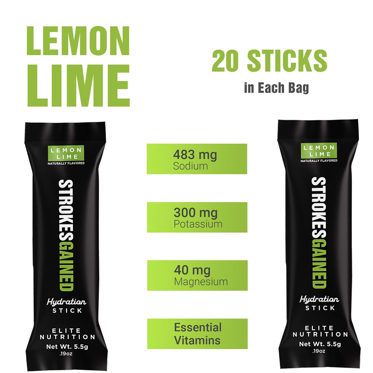 Natural lemon lime electrolyte supplement