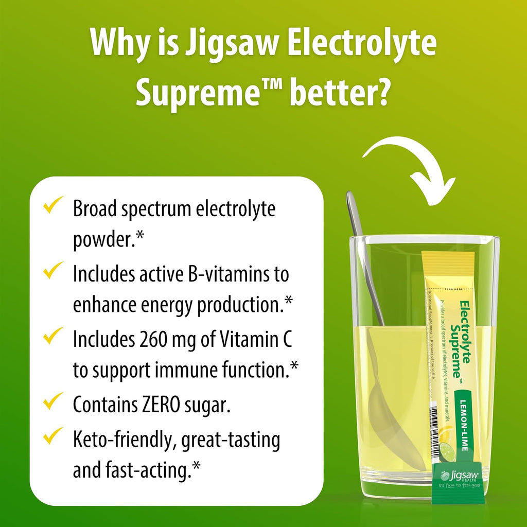 Natural lemon-lime flavour electrolyte mix
