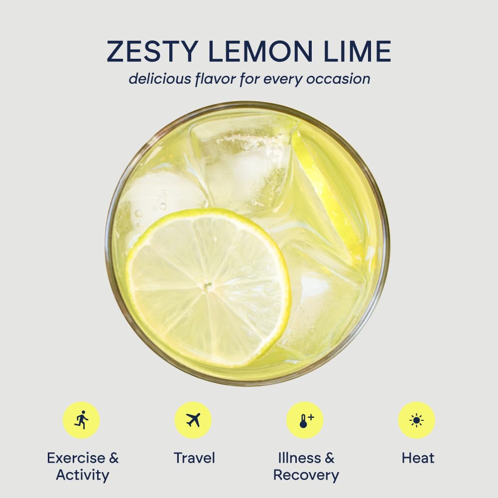 Natural lemon lime flavour electrolyte mix