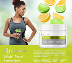 Natural lemon lime flavour vitamins