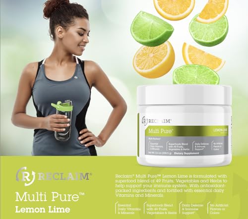 Natural lemon lime flavour vitamins