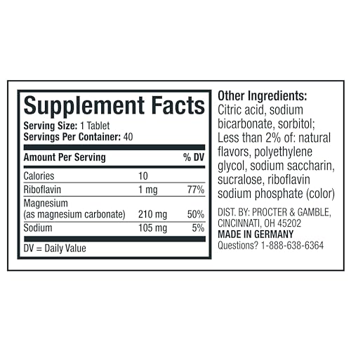 natural lemon lime magnesium effervescence