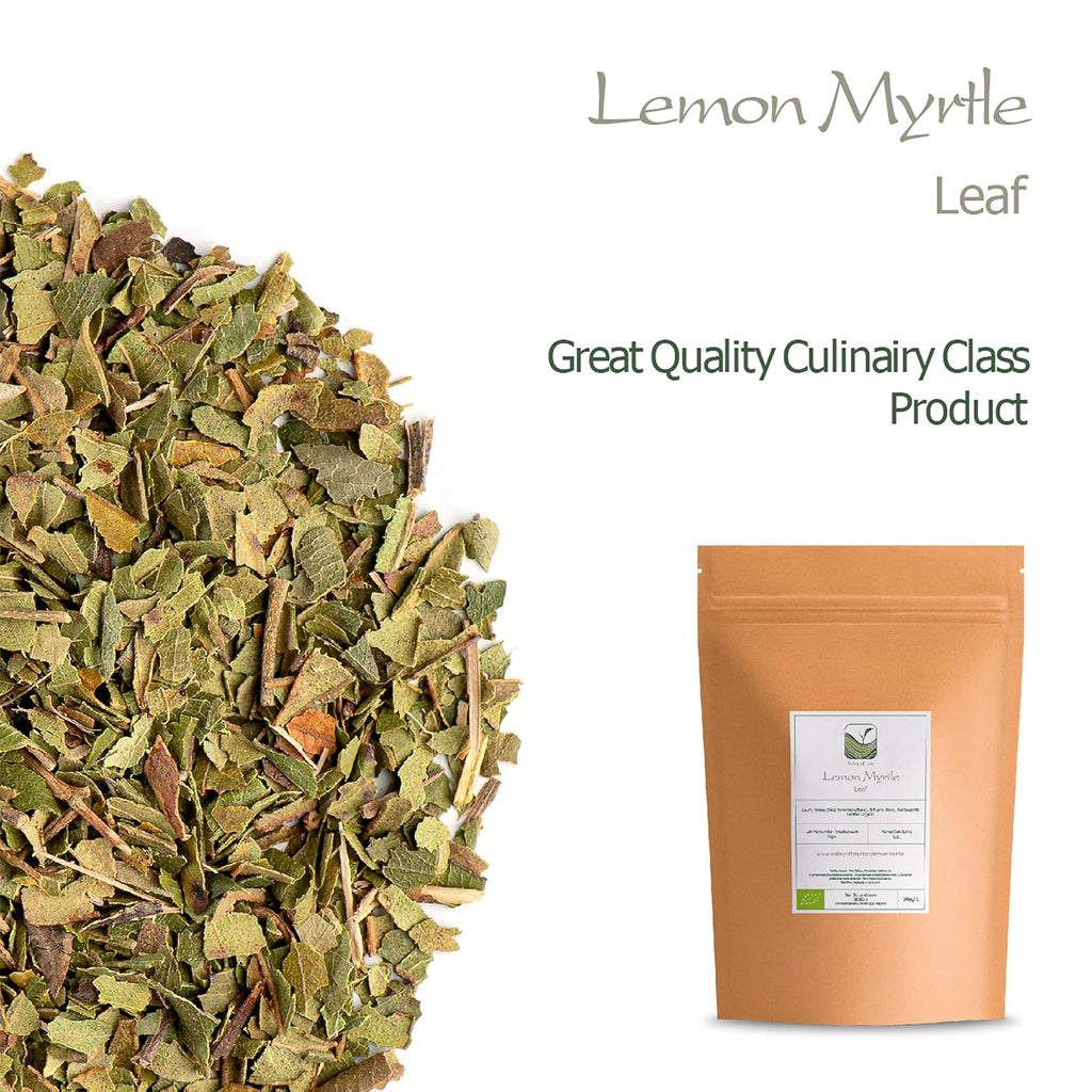 natural lemon myrtle tea infusion