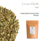 natural lemon myrtle tea infusion