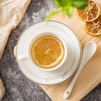 natural lemon slices for detox tea