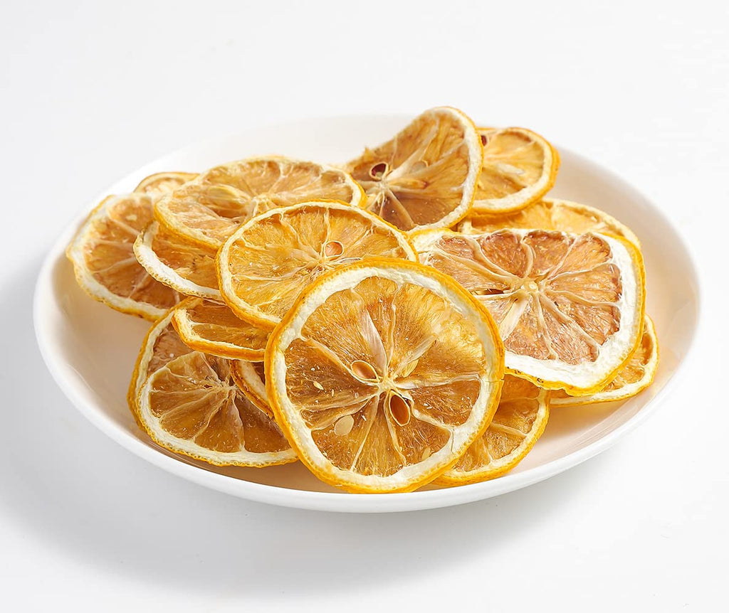 natural lemon slices for detox tea