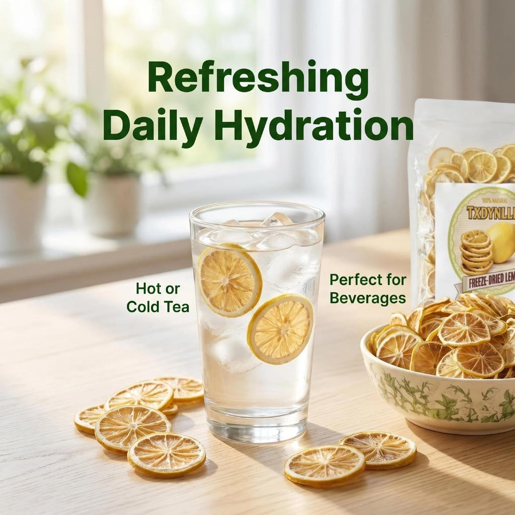 natural lemon slices for fruit tea