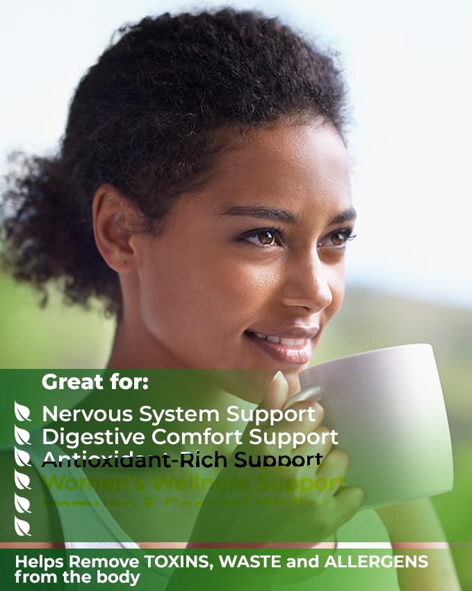 natural lemon verbena detox tea