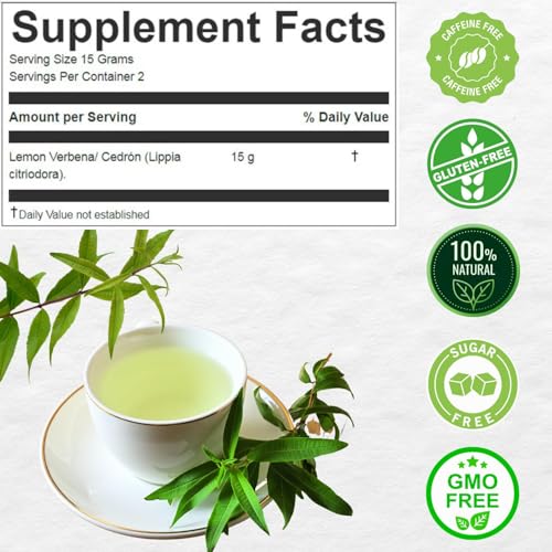 natural lemon verbena herbal infusion