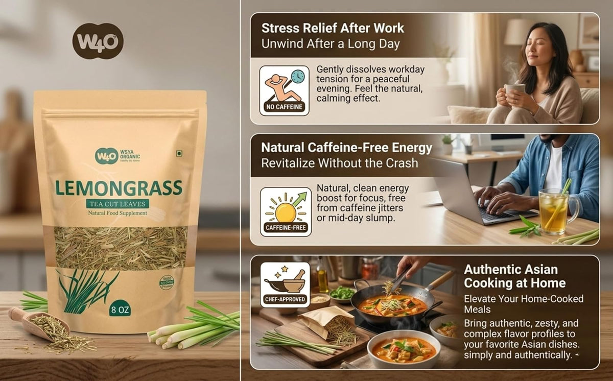 natural lemongrass tea for wellness