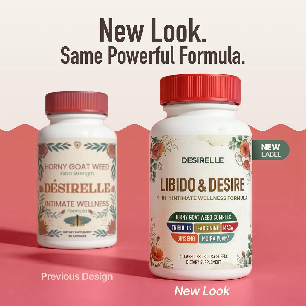 Natural libido support capsules