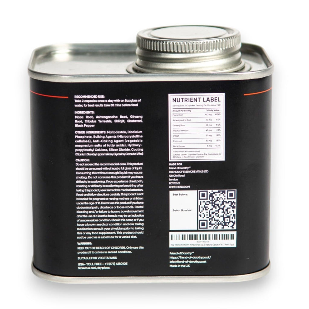 natural libido support with Black Maca