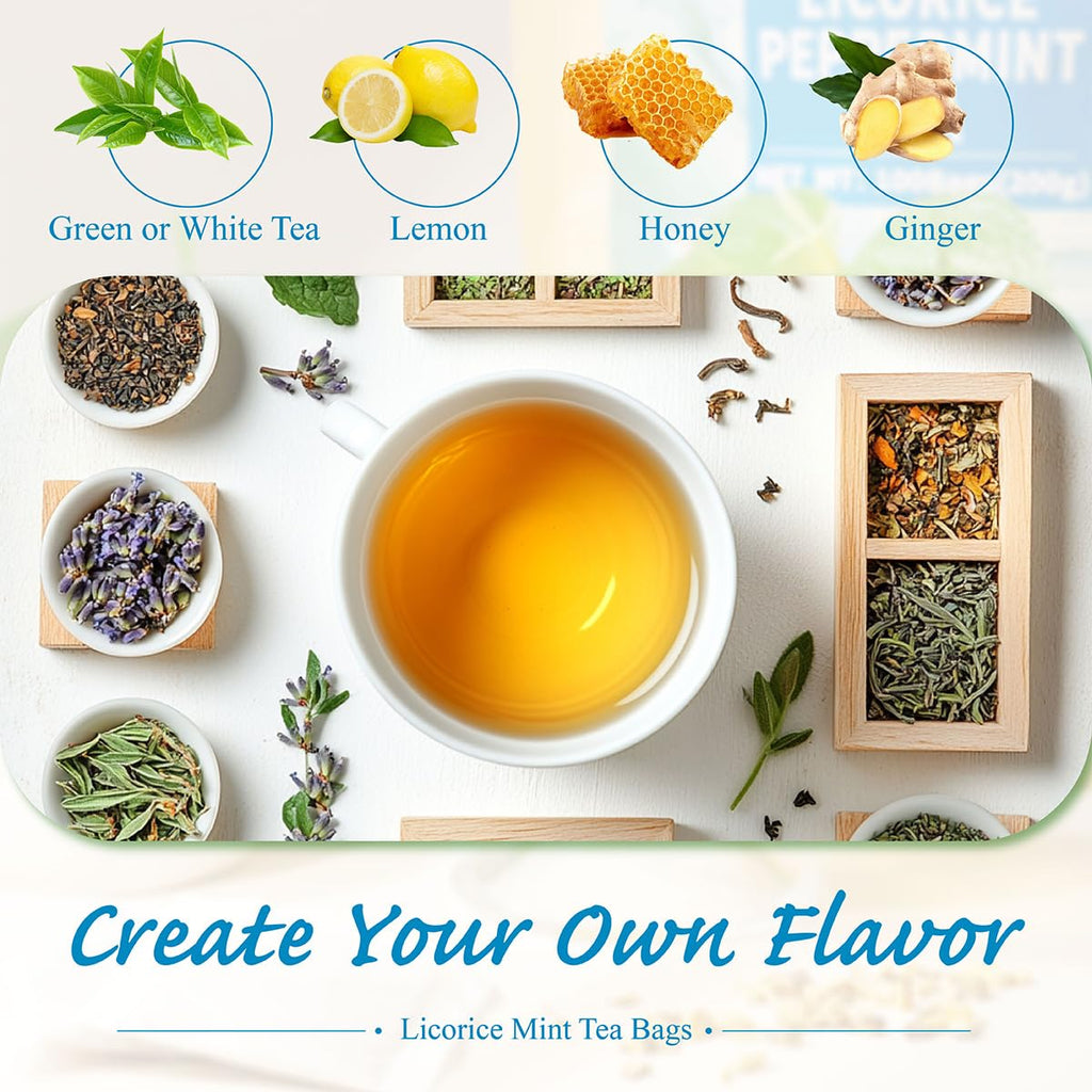 natural licorice mint tea for relaxation
