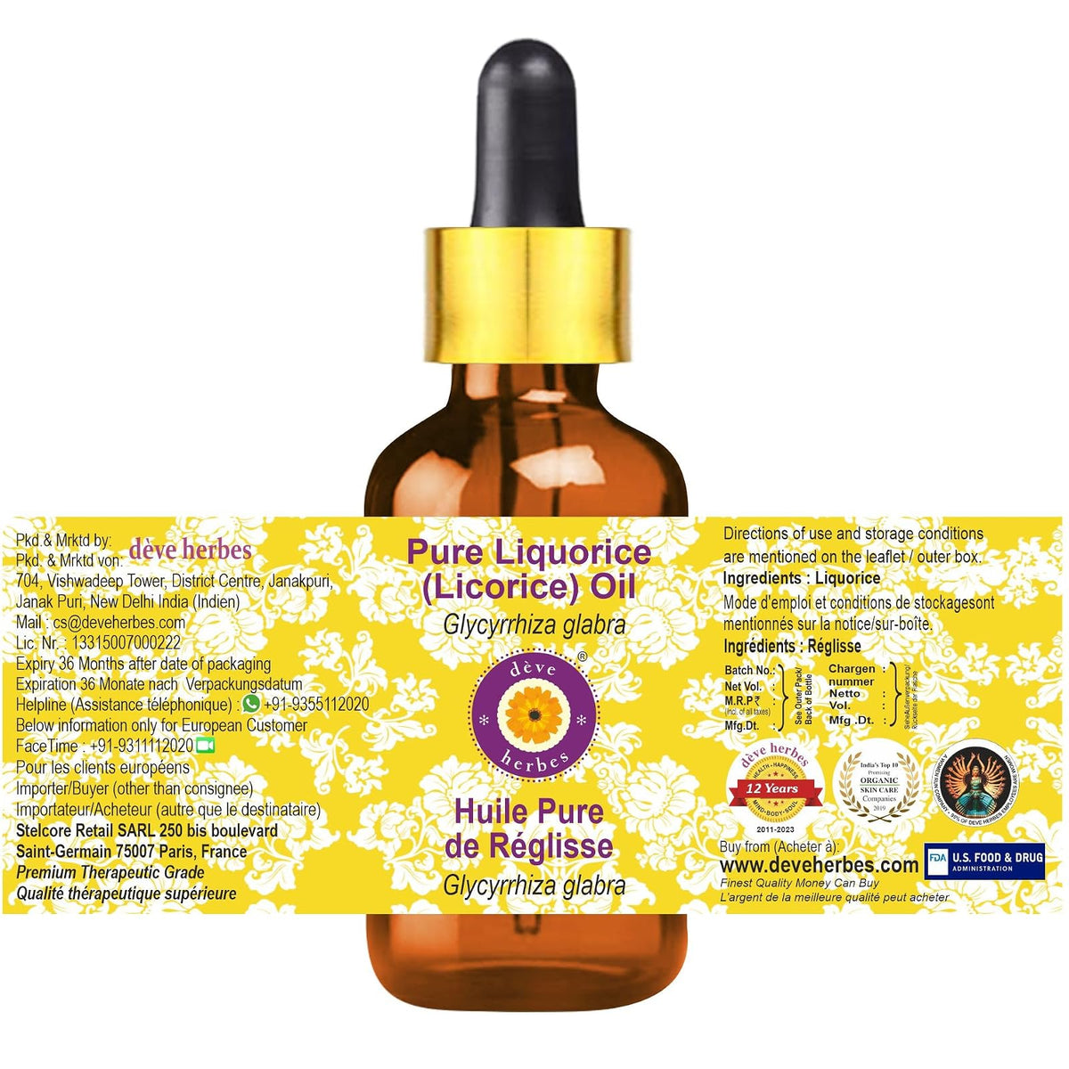 natural licorice oil for skin care