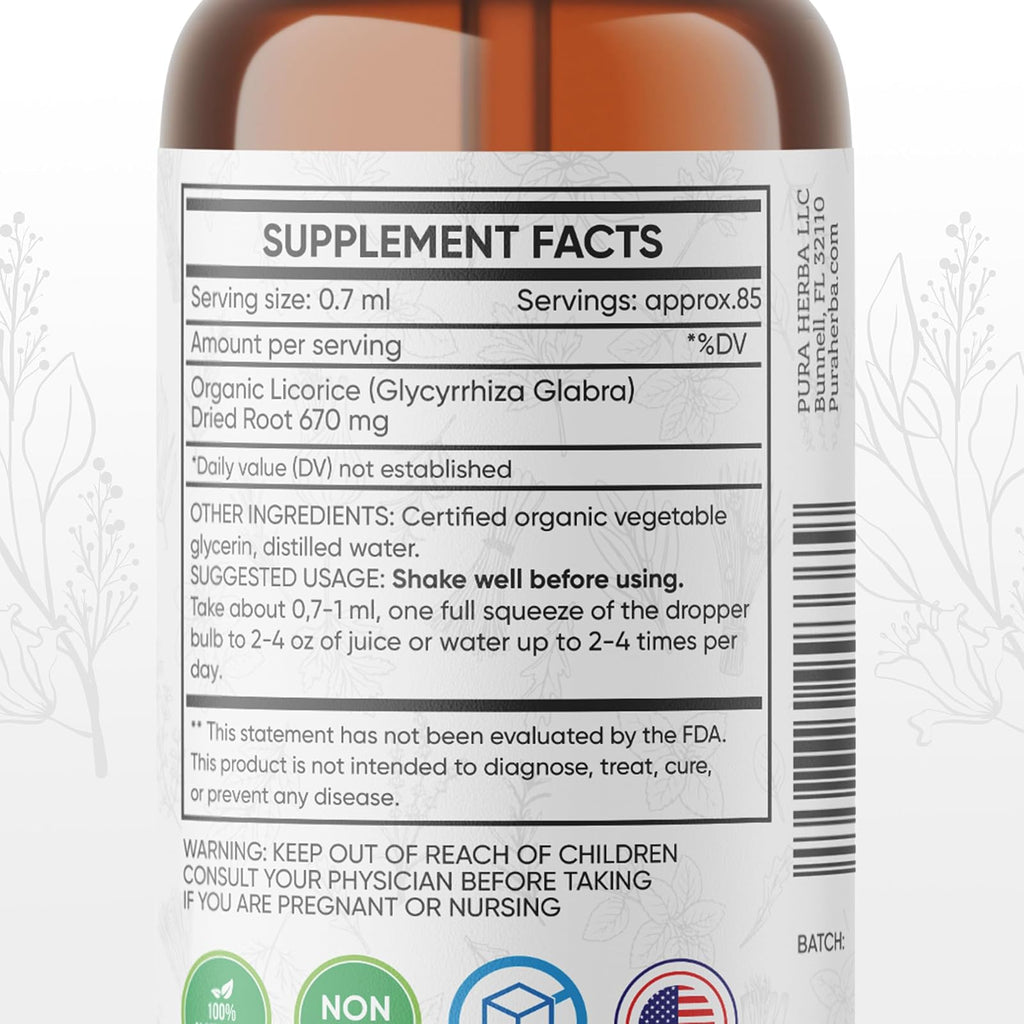 Natural licorice root extract for digestion