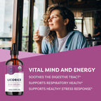 Natural licorice root herbal supplement