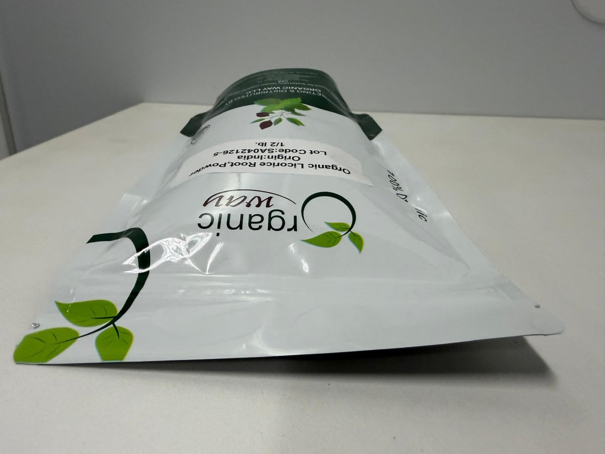 Natural licorice root powder for digestion