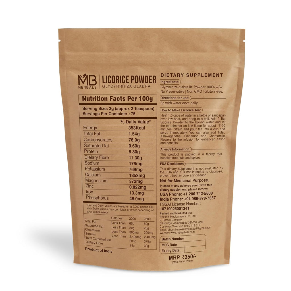 natural licorice root powder for health