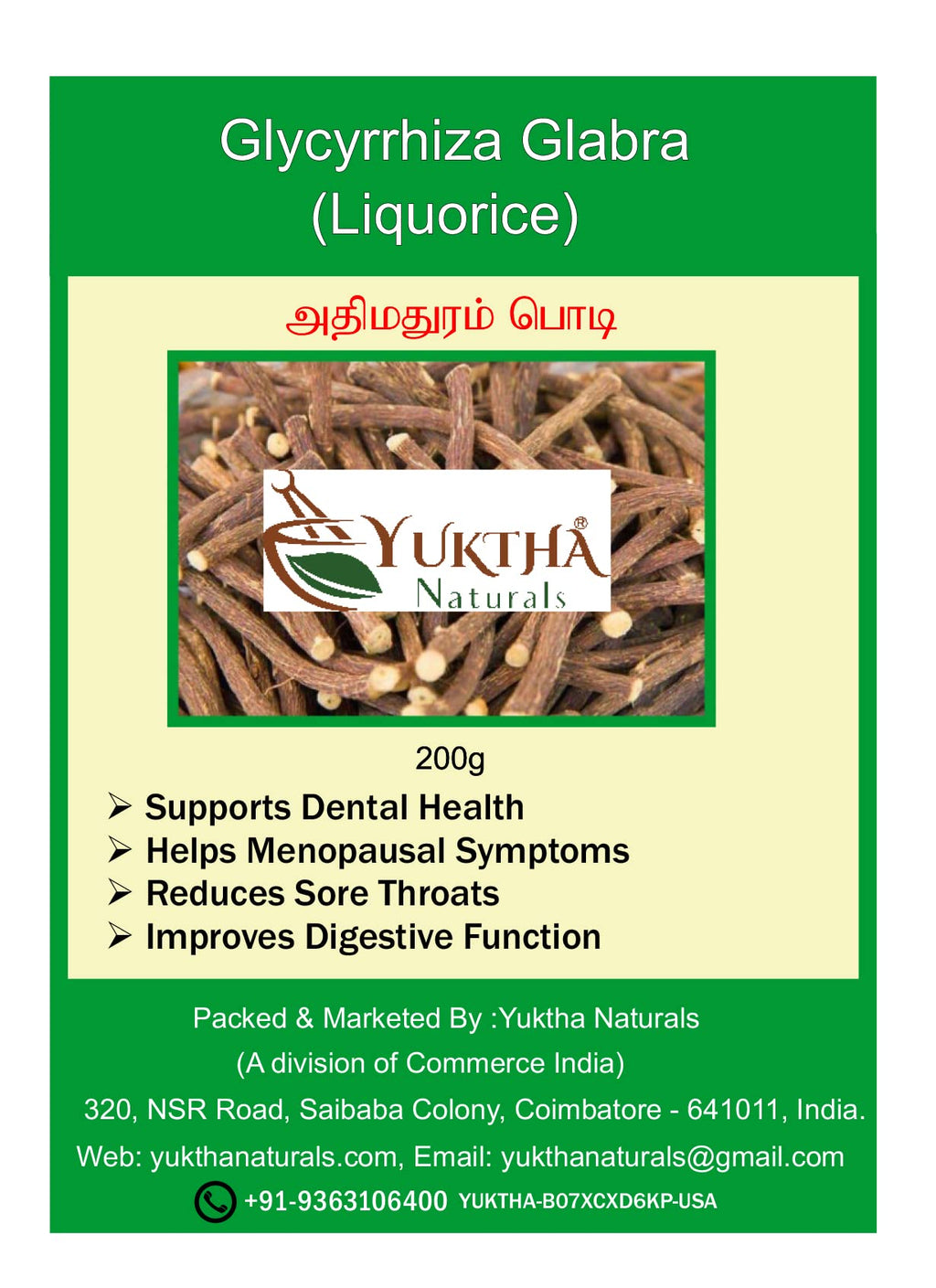 natural licorice root powder for tea