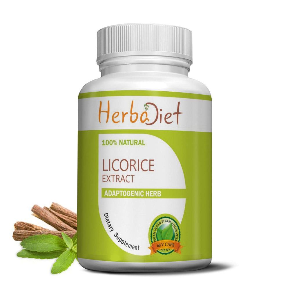 natural licorice root supplement capsules
