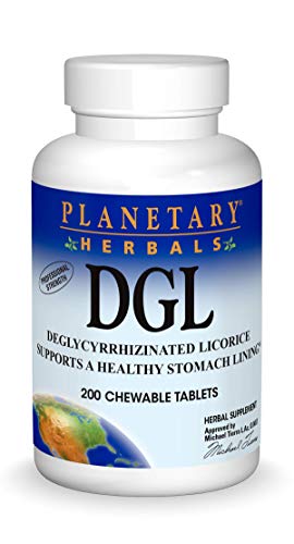 Natural licorice root supplement for stomach