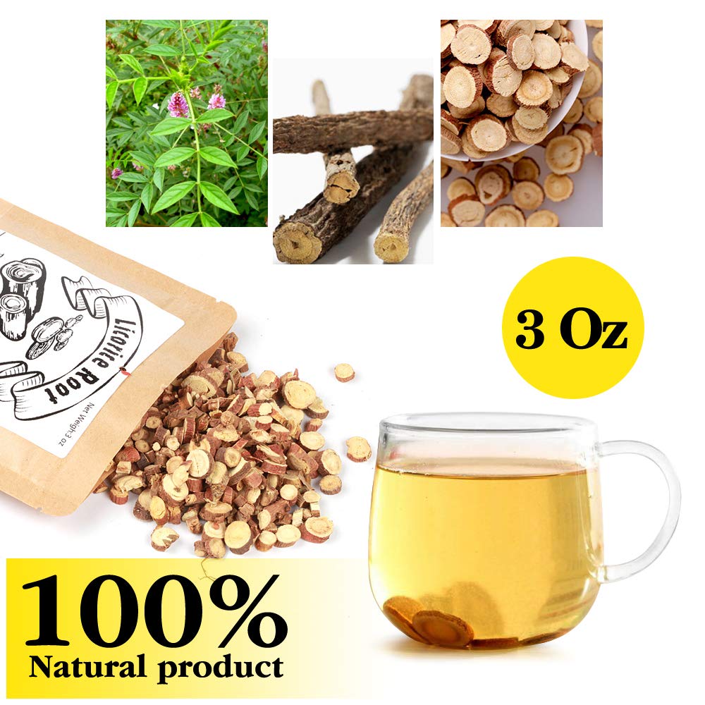 Natural licorice root tea for relaxation