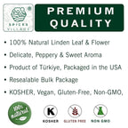 Natural linden flower tea for sleep