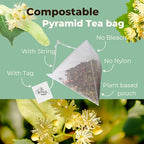 natural linden flowers herbal infusion