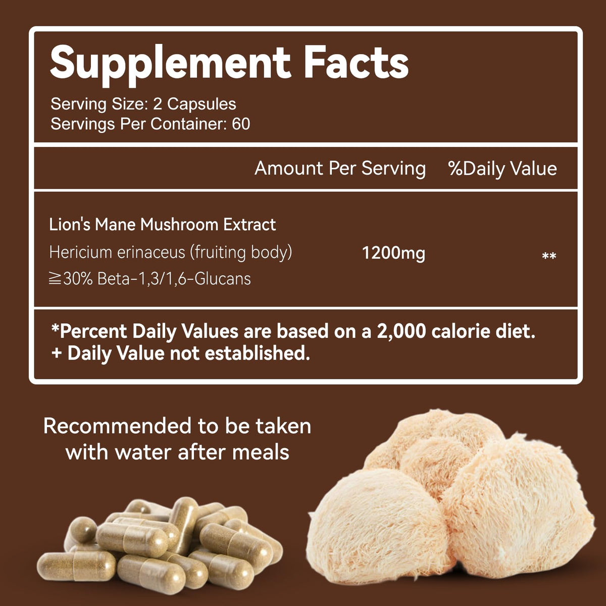 natural lion's mane for brain health