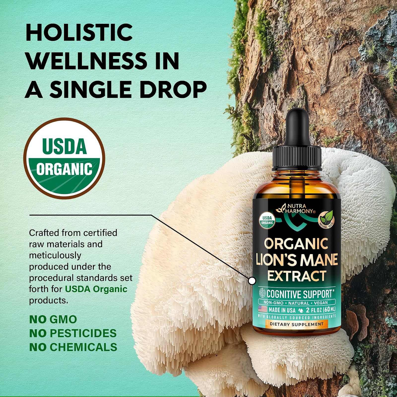 natural lion's mane for cognitive support