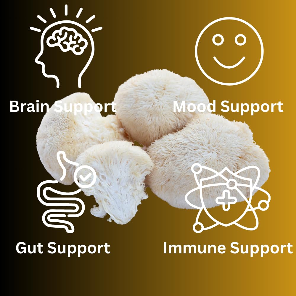 natural lion's mane for mental clarity
