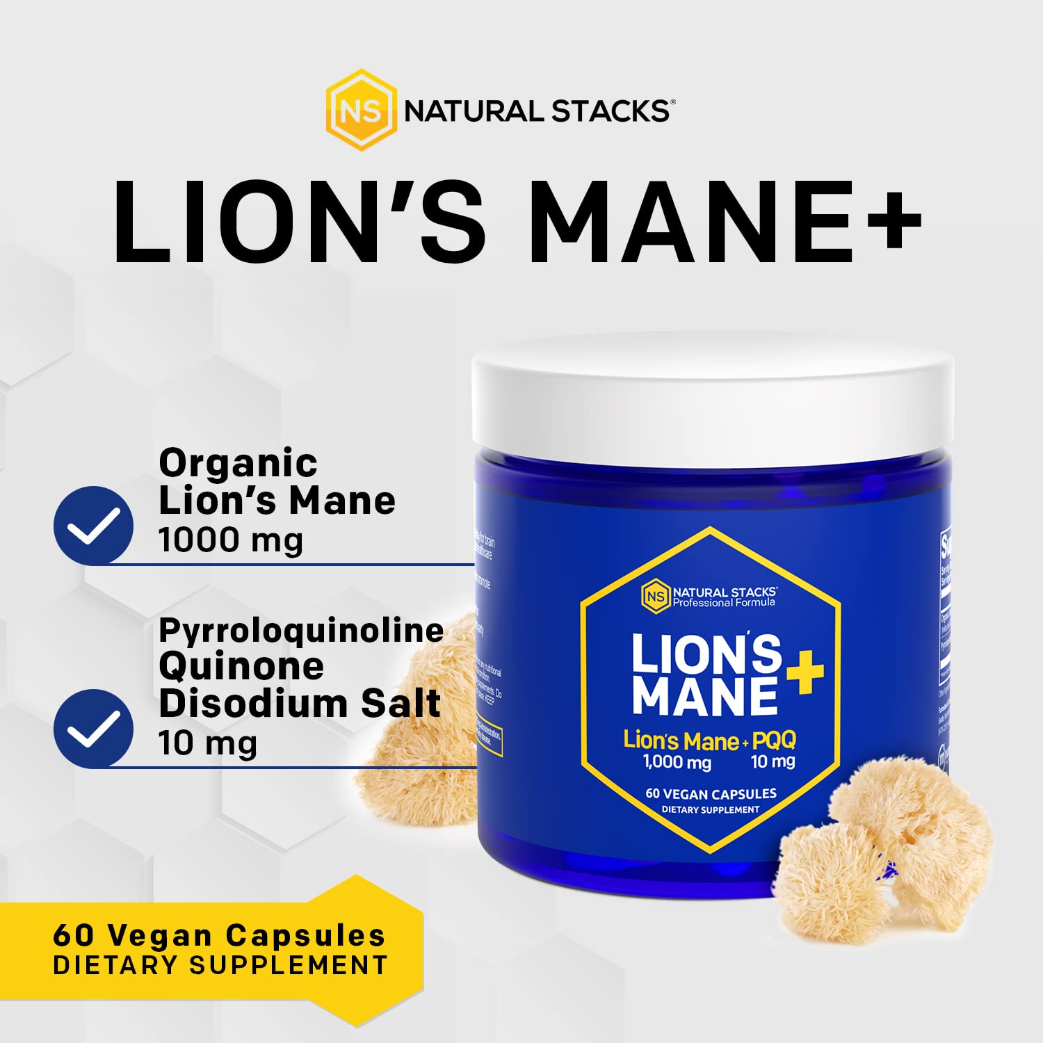 natural lion's mane for mental clarity