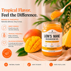 Natural Lion's Mane gel for wellness