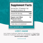 natural lion's mane mushroom extract