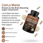 Natural Lion's Mane mushroom supplement