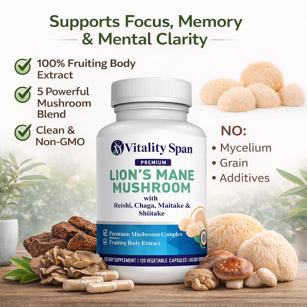 natural lion's mane supplement benefits